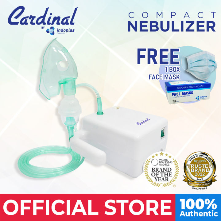 Cardinal Compact Nebulizer - FREE 1 BOX OF FACE MASK! | Lazada PH