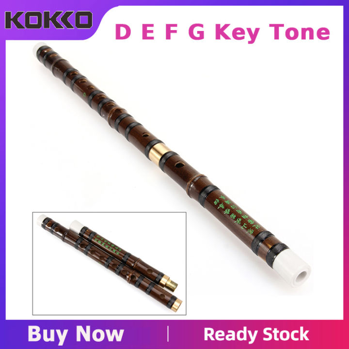 READY! Musical Woodwind Instrument Handmade Dizi Bamboo Flute In D E F ...