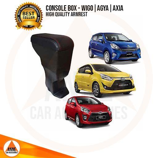Branded Pentair Armrest Console Box for Toyota Wigo Gen1 Gen 2 2013 ...