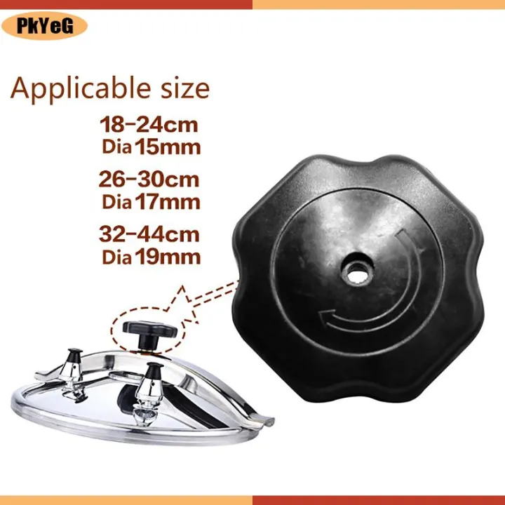 PkYeG 15 17 19mm Pressure Cooker Handle Button Explosion-proof Spiral ...