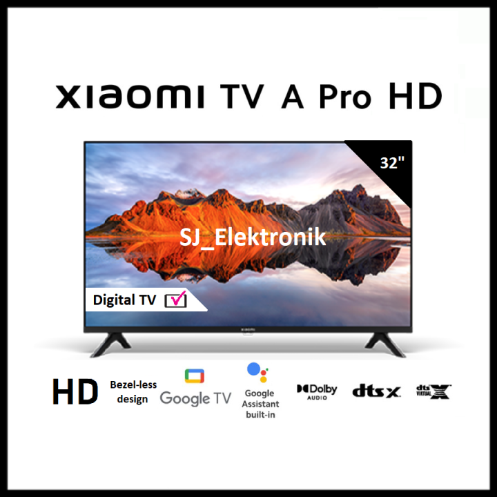 Xiaomi TV 32" A Pro HD Google TV | MI Smart TV 32 Inch Dolby Audio ...