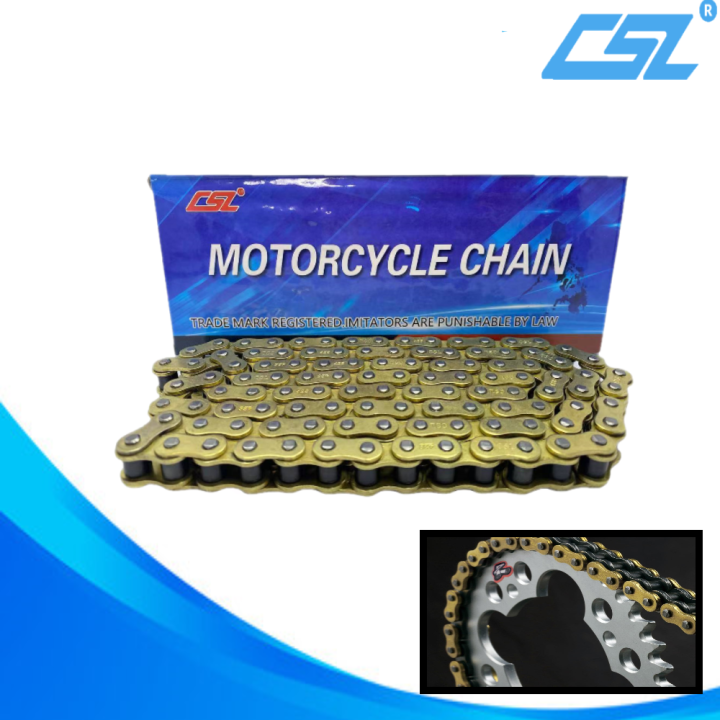 CSL CHAIN 428-110 GOLD Universal | Lazada PH