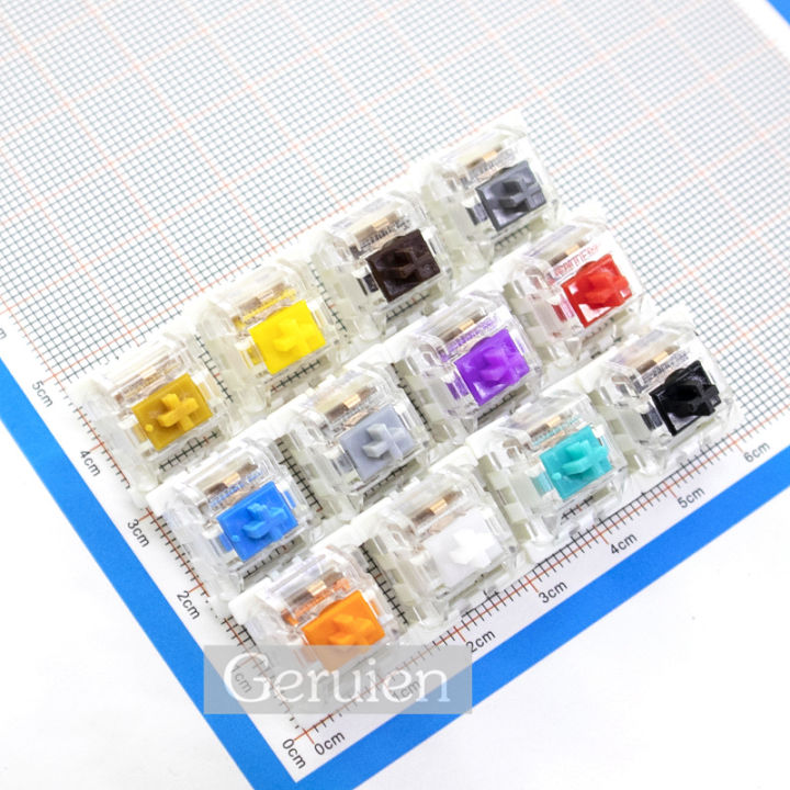 Outemu Silver Linear Brown Tactile White Silent Blue Switch | Lazada.co.th