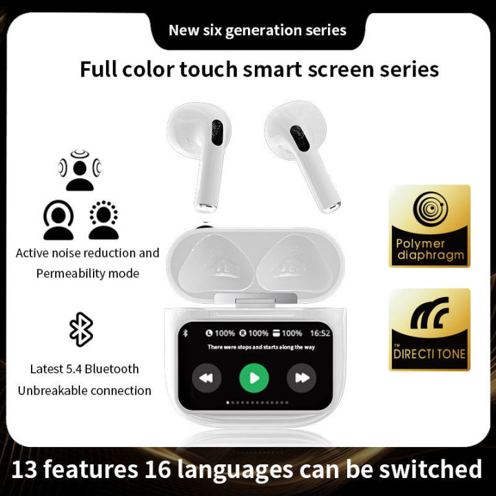 A9pro Bluetooth Headset Five-Generation Touch Screen Smart Ultra-Long ...