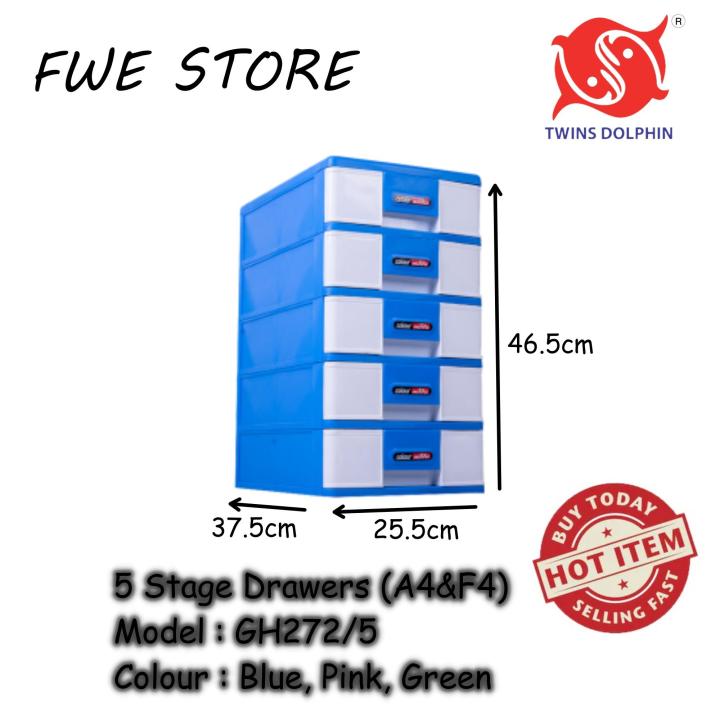 Twins Dolphin 5 Stage A4 Drawers / Document Drawers FOR OFFICE USE (A4 ...