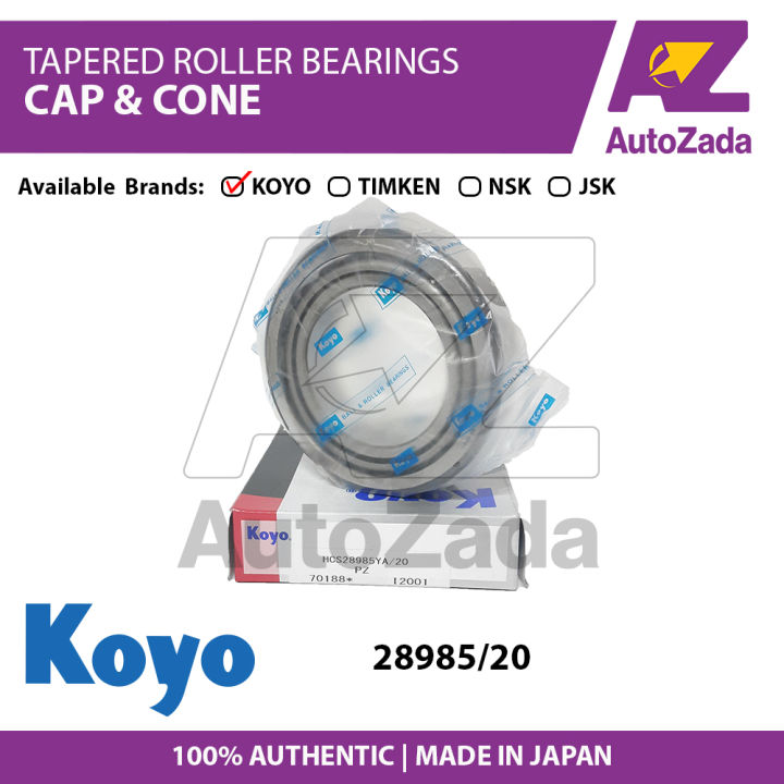 [KOYO] [ORIG] [JAPAN] 28985/20 TAPERED ROLLER BEARING | Lazada PH