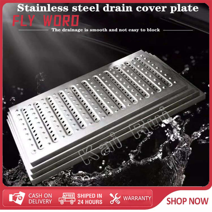 (COD+3 Days Delivery)Drain Pipe Cover Stainless Steel 304 Ditch cover ...