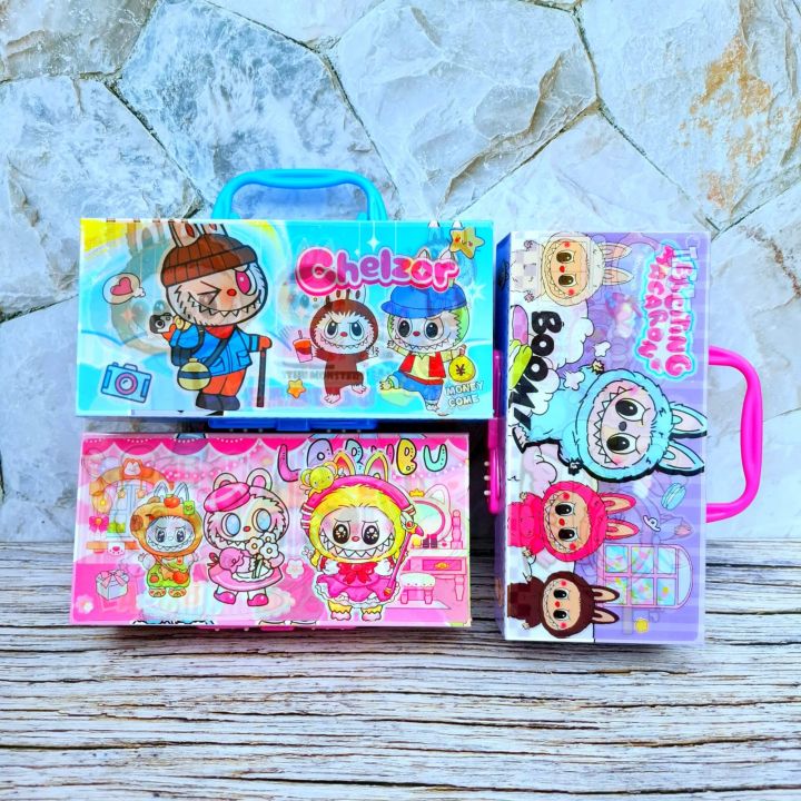 Kotak Pensil 3D / Tempat Pensil Kode Karakter LABUBU 3 tingkat | Lazada ...