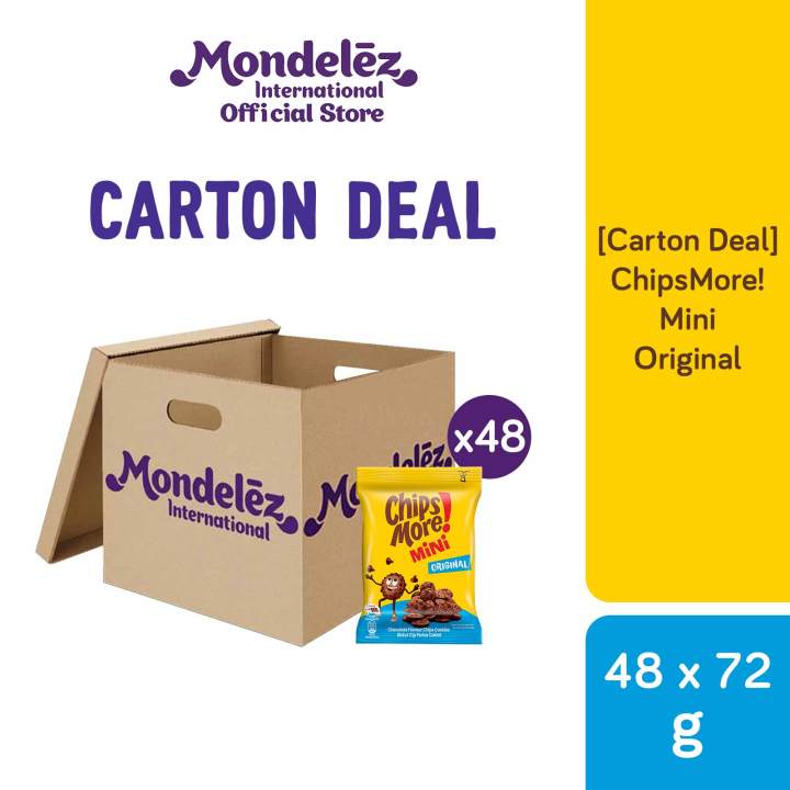 [Carton Deal] ChipsMore! Mini Chocolate Cookie [Original/ Double ...