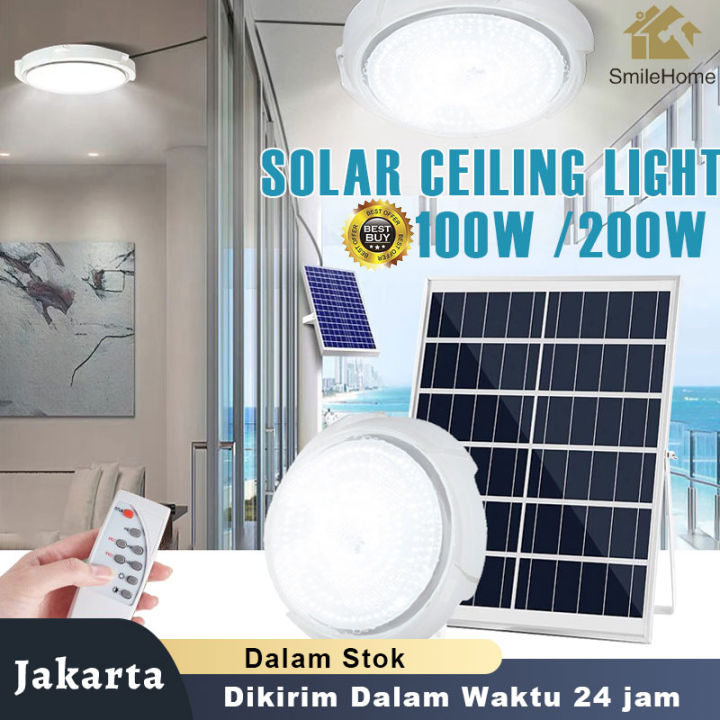 100W Lampu Solar Lampu Solar Cell lar Panel Waterproof solar cell lampu ...