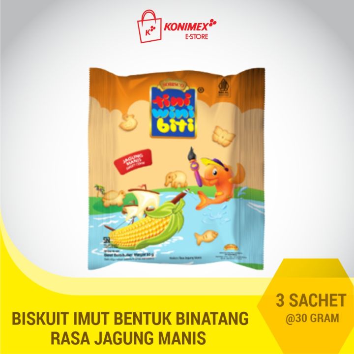 Tini Wini Biti biskuit anak Jagung Manis 30 g 3 sachet - biskuit bentuk ...
