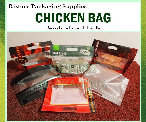 100 Pcs ROAST CHICKEN BAG With Handle | Lazada PH
