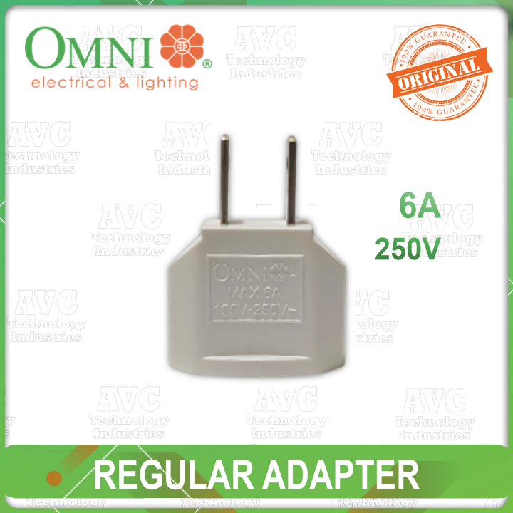Omni Regular Adapter 6A 250V WRA-001 | Lazada PH