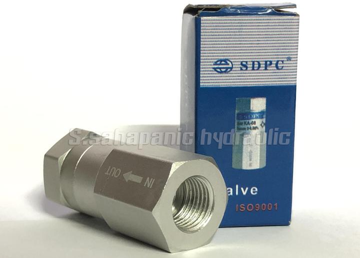 Aluminum SDPC Check Valve เชควาล์วอลูมิเนียมขนาด 1/4" | Lazada.co.th