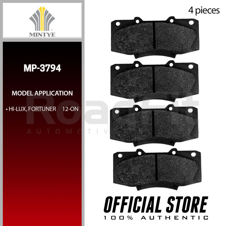 Roadfit MINTYE Brake Pads MP-3794 For Toyota Hilux, Fortuner 2012-on ...