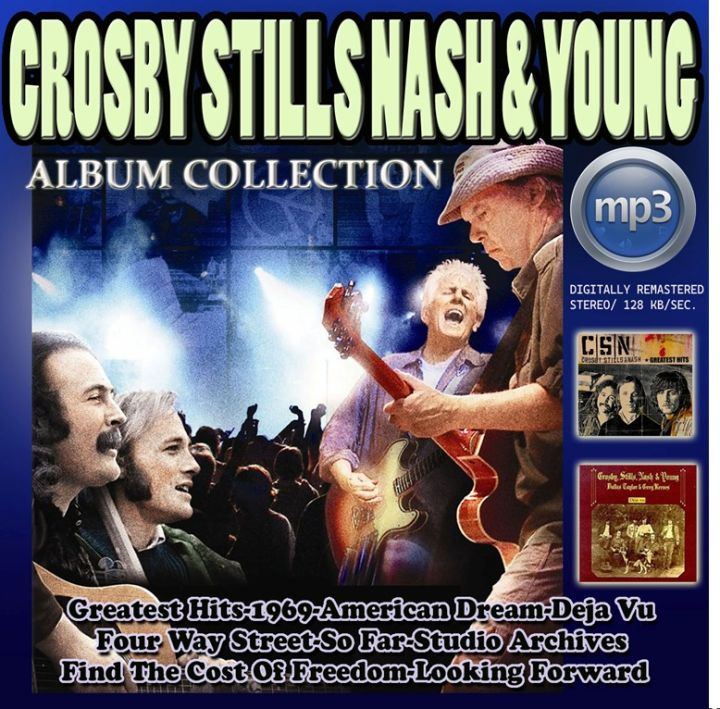 CROSBY STILLS NASH & YOUNG MP3 music CD for PCCDROM and compatibles ...