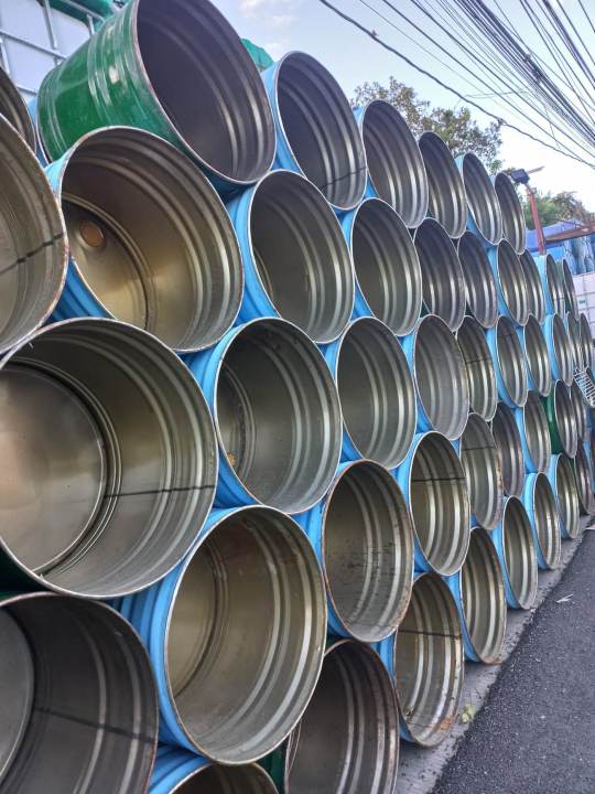 CONTAINER DRUM METAL DRUM USED EMPTY DRUM CONTAINER STORAGE CONTAINER ...