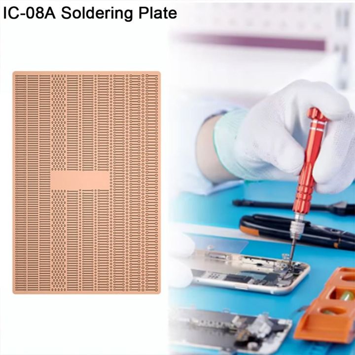 YUCHEN Copper Foil Soldering Plate Quick Repairing Practical Dot ...