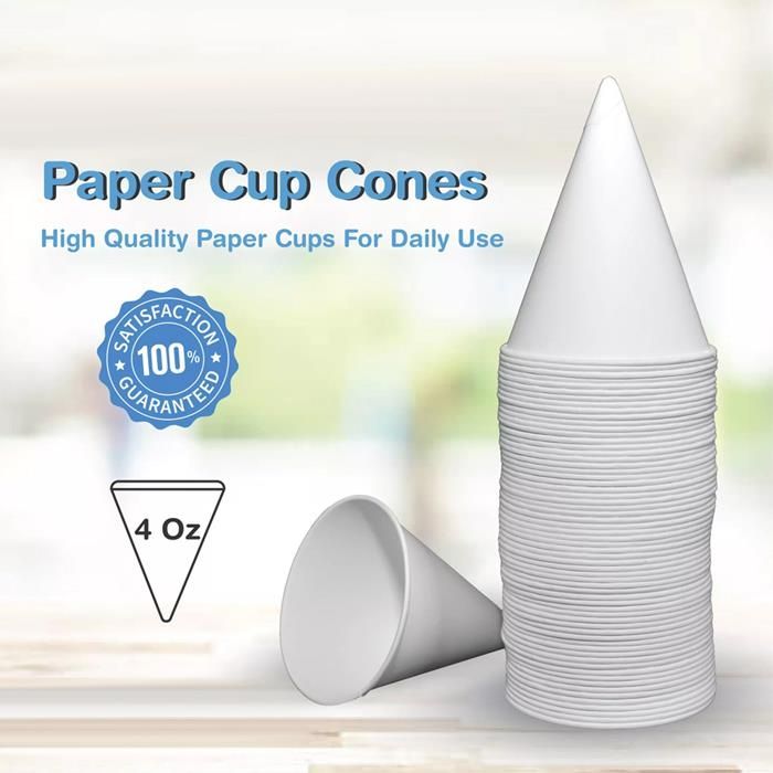 Disposable 200 pc Paper Cone Cups 4oz | Lazada