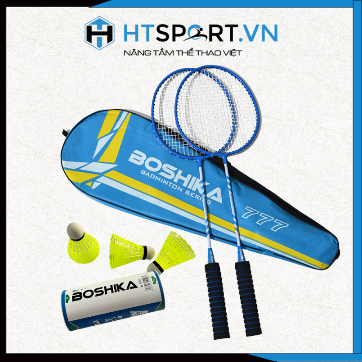 Vợt cầu lông, Cặp Vợt cầu lông BOSHIKA 777, Bộ Vợt Cầu Lông Hợp Kim ...