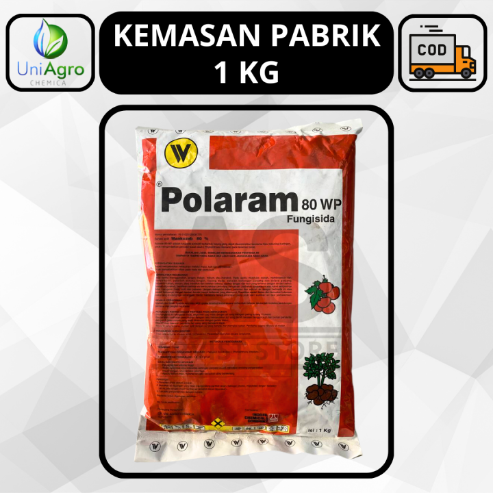 Fungisida POLARAM KUNING 80 WP 1 KG Bahan Aktif Mankozeb 80% | Lazada ...