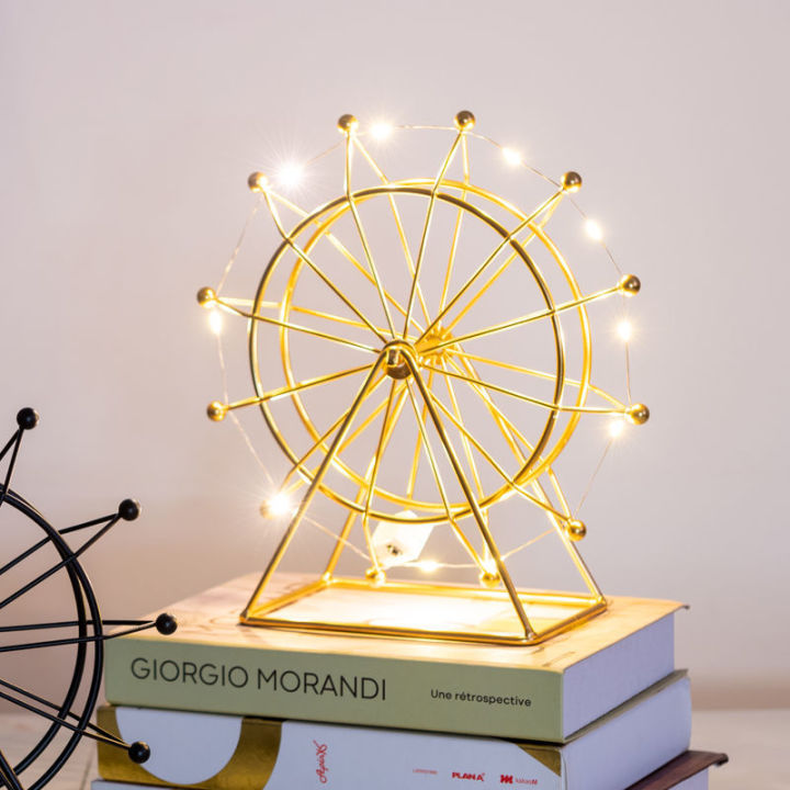 Spot ） Rotating Ferris Wheel Decoration Living Room Nordic Hallway Bar ...