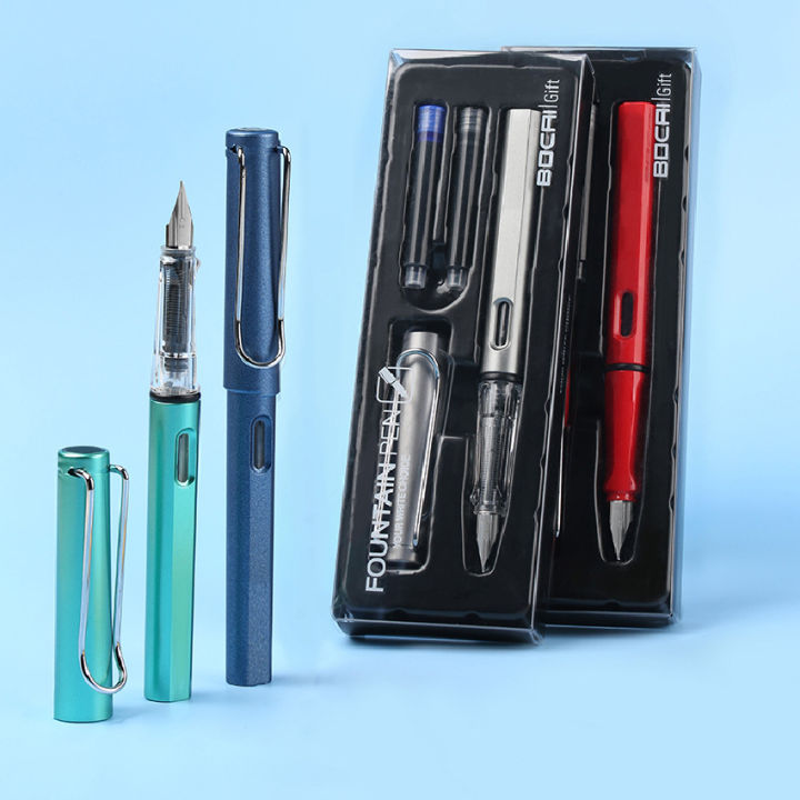 0.38mm Multcolor Fountain Pen Set EF Tip for Student Pen School Office ...