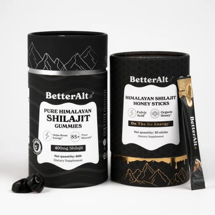 nfei-BetterAlt Ultimate Power Up Duo | Shilajit GOLD+ Honey Sticks ...