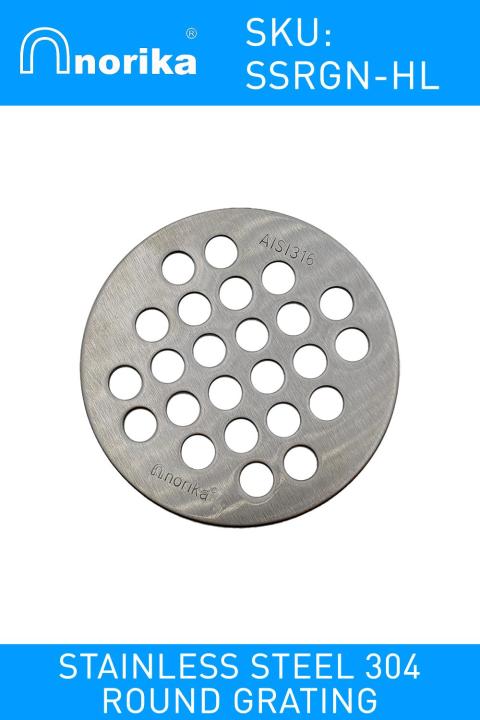 "NORIKA®" Stainless Steel 3'' Round Floor Trap Cover Grating | Lazada ...