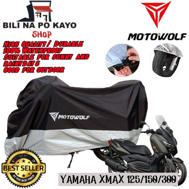 YAMAHA XMAX 125/150/300 | Motowolf Motor Cover With Lock hole and fixed ...