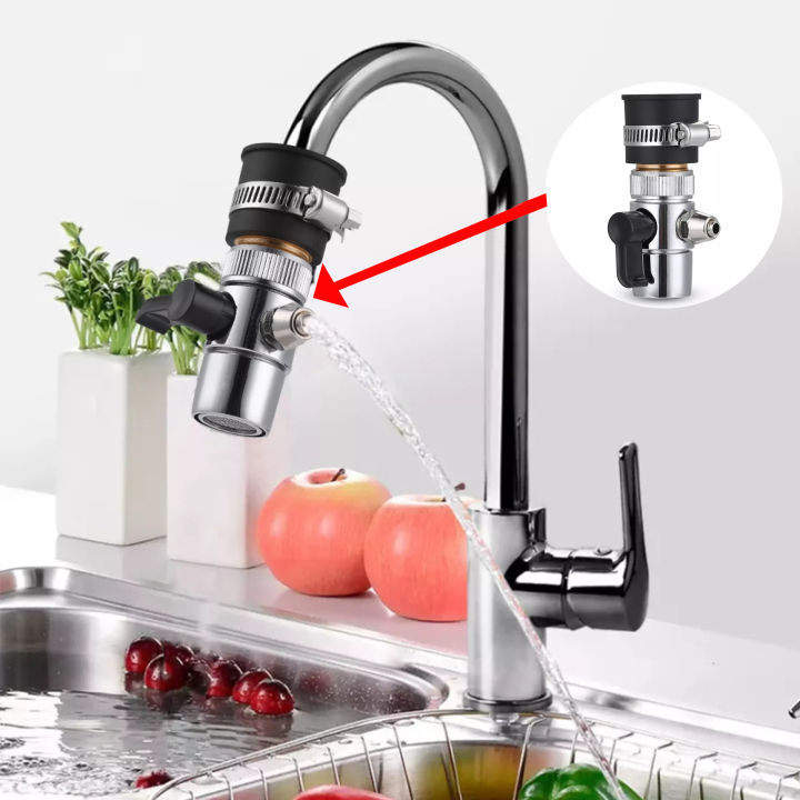 Philibs Original Tube Connector Faucet Adapter Diverter Valve Counter ...