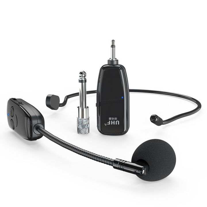 Wireless Microphone Headset,UHF Wireless Mic System and Handheld 2 in 1 ...