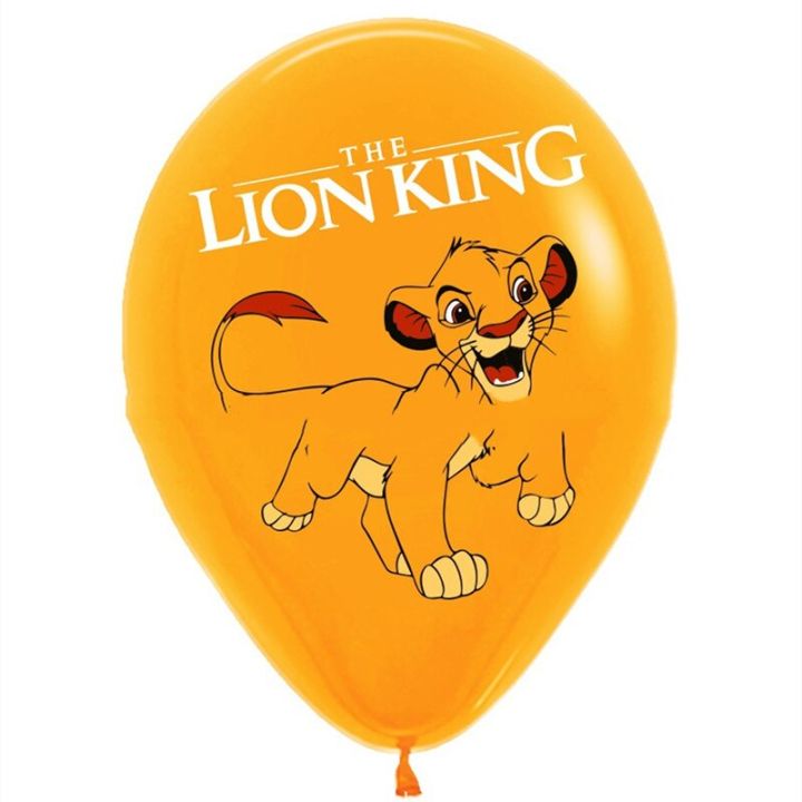 12PCS Disney’ Latex Balloons Cartoon Lion King Series Animal Prints ...