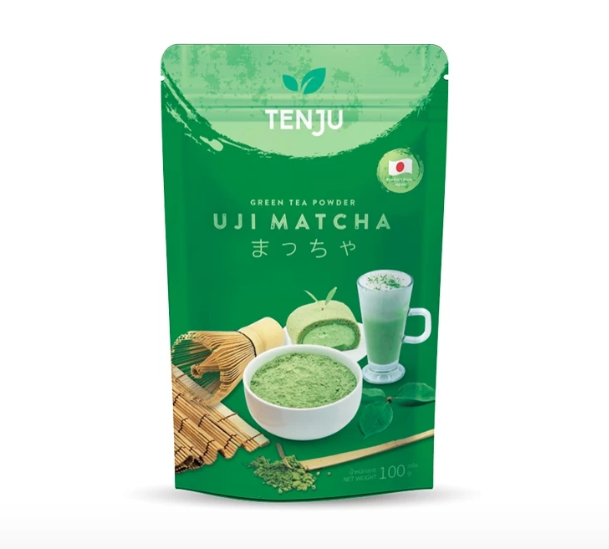 Tenju (Uji) อูจิมัทฉะ 100 กรัม ผงชาเขียวมัทฉะ นำเข้าจากญี่ปุ่น Matcha ...