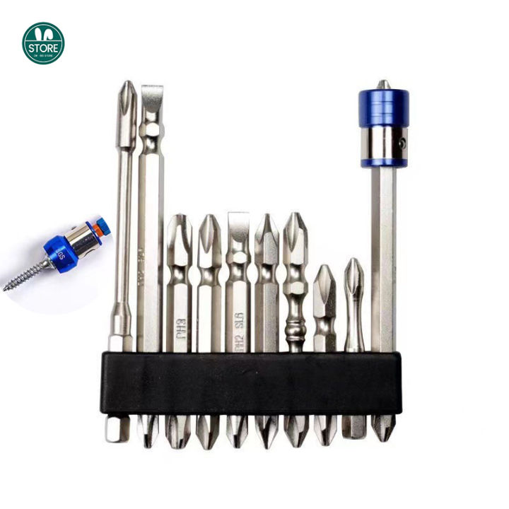 Multi specification strong magnetic double cross screwdriver set electric screwdriver ...