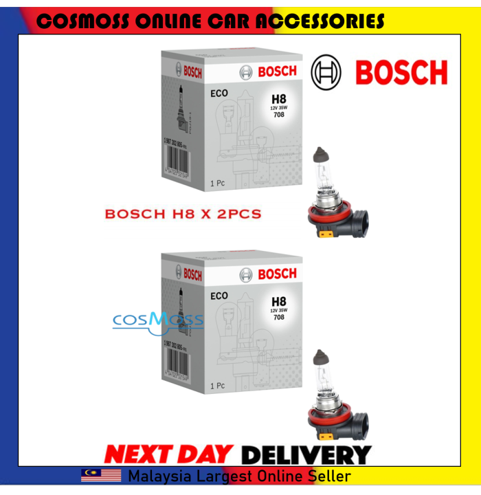 ORIGINAL BOSCH H8 12V/35W BULB X 2PCS | Lazada