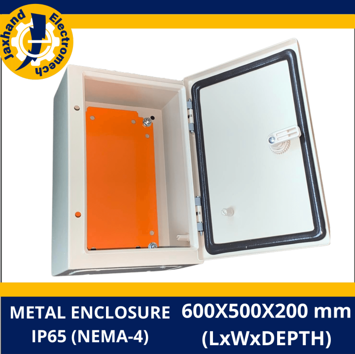 Metal Enclosure 600 x 500 x 200mm, IP65 Nema 4 / Metal Box / Metal ...