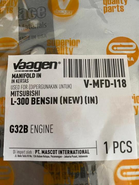 Pak Packing Manipol Minyak Gasket Manifold Intake L300 Bensin NEW ...