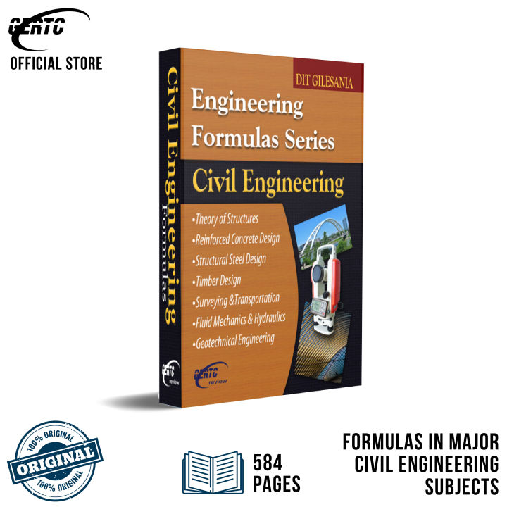 Civil Engineering Formulas Series (CE Formulas) - Official Civil Engineering Review Book by DIT ...