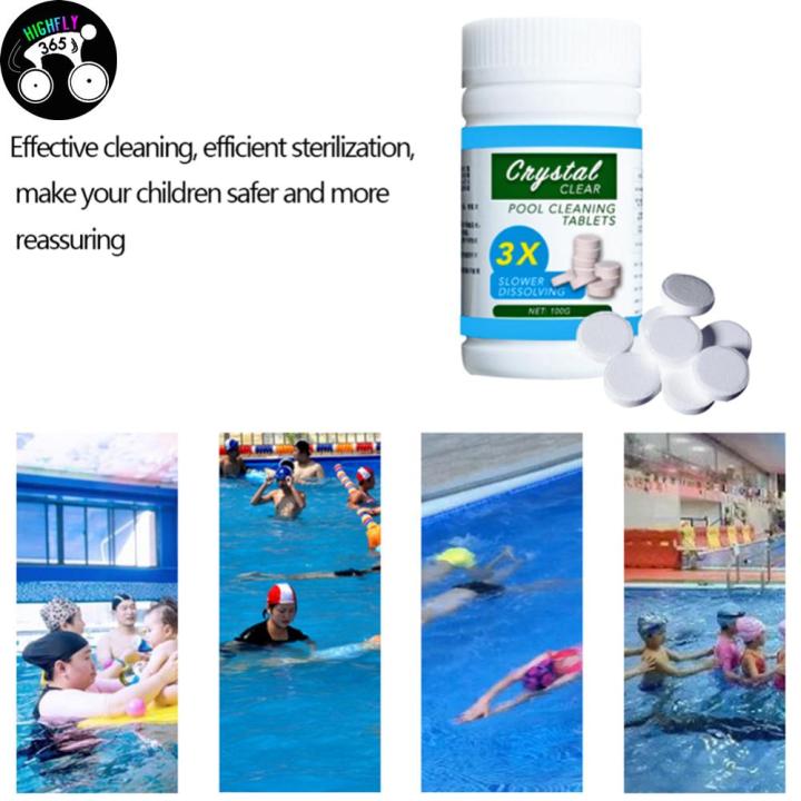 Instant Disinfection Effervescent Tablets Swimming Pool Floor Cleaner ...