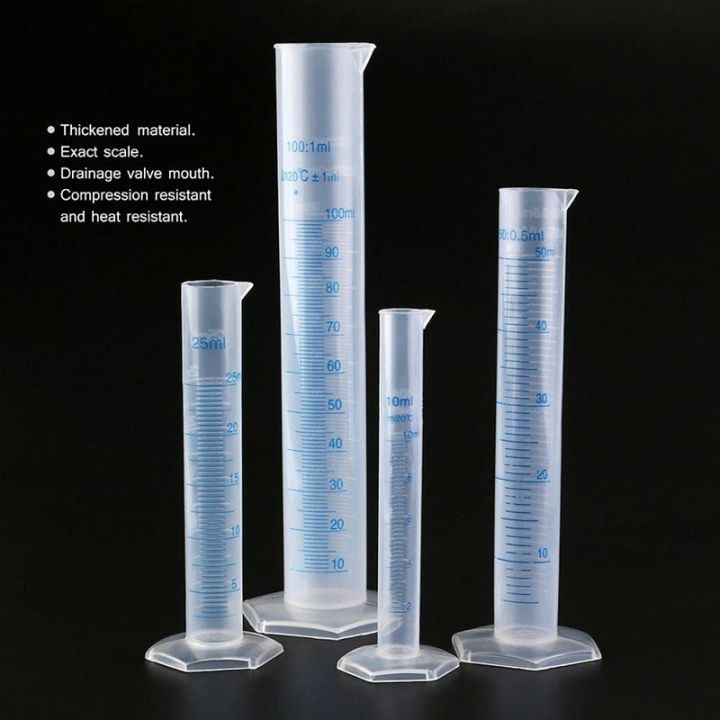 Measuring Cylinder Plastic Graduated Tube Tool for Lab | Lazada PH