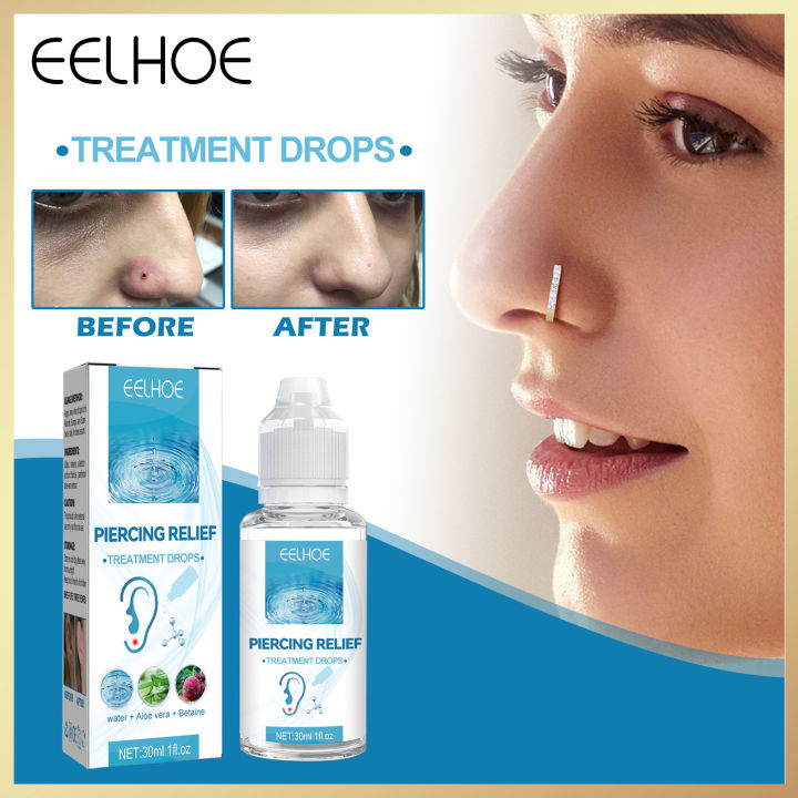 Eelhoe Ear Perforation Repair Drops Body Piercing Aftercare Cleaning ...