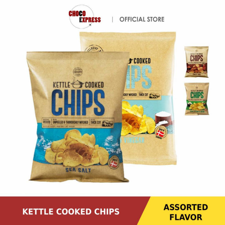 Kettle Cooked Premium Potato Chips Assorted Flavor 150g/ Product of ...