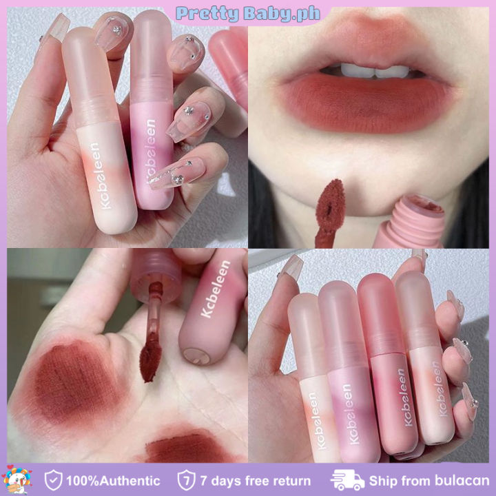 Kobeleen 5 Color Lip Mud Liquid Lipstick Moisturizing High Pigment Lip ...