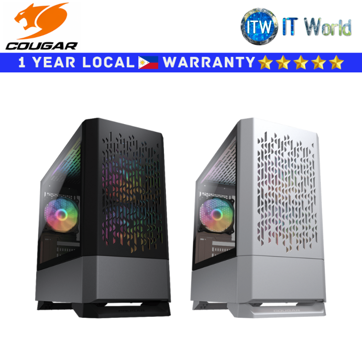 Itw | Cougar mATX Computer Case MG140 Air RGB mATX Mini Tower (Black ...