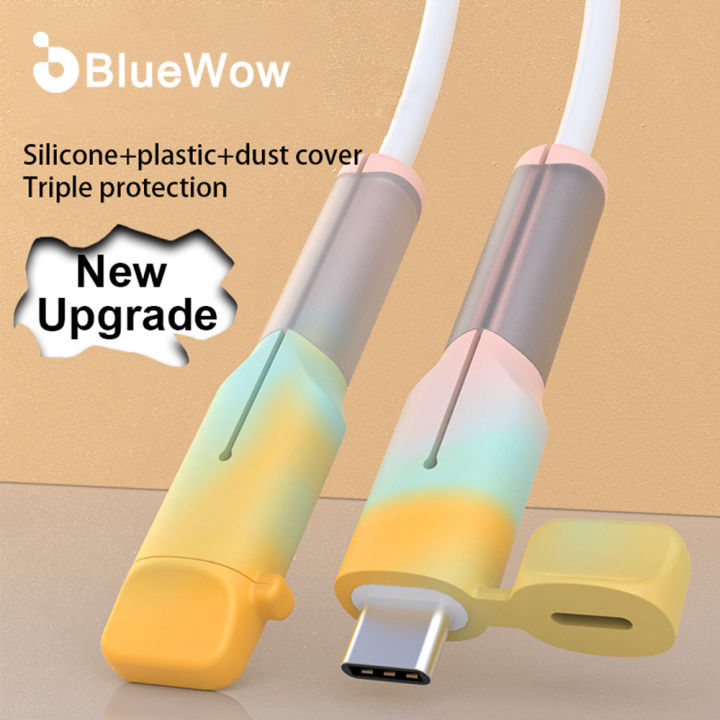 BlueWow Cable Protector Silicone Bobbin Winder Wire Cord Organizer ...