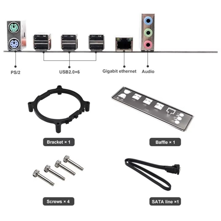 X99E Desktop Motherboard Dual Channel Supports 4XDDR4 RECC RAM PCIE X16 ...