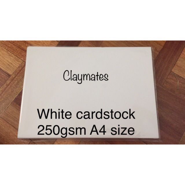 White Cardstock / Matte Paper / Calling Card Board | Lazada PH