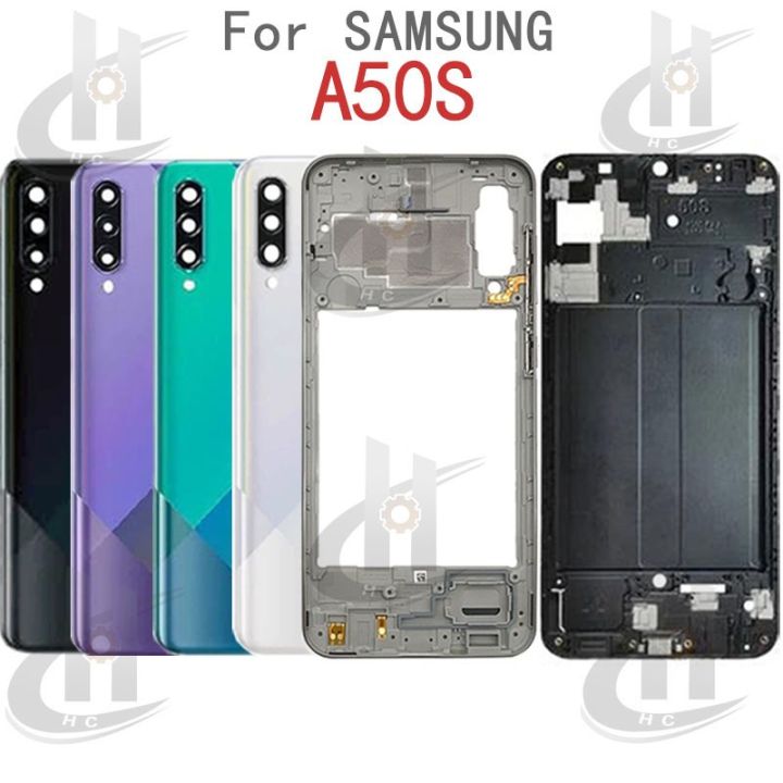 For Samsung Galaxy A50S Battery Back cover Housing middle frame ...