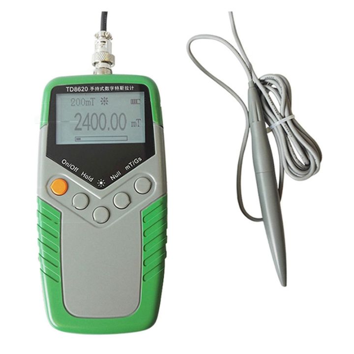 Handheld Digital Meter Magnetic Flux Meter Surface Magnetic Field Test ...